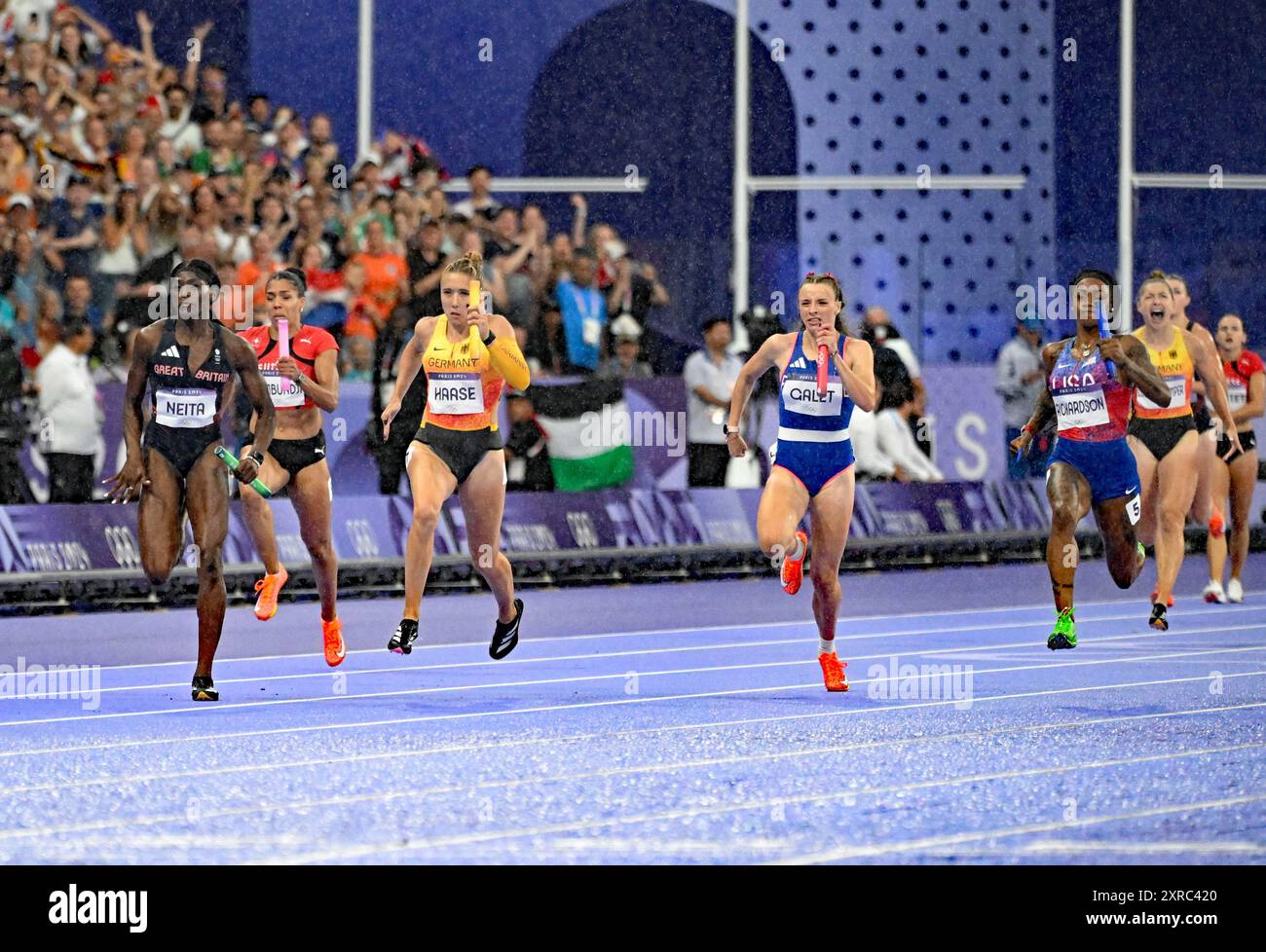 9th August 2024; Paris Olympic Games, Stade de France Paris, France, Day 14; Athletics morning ...