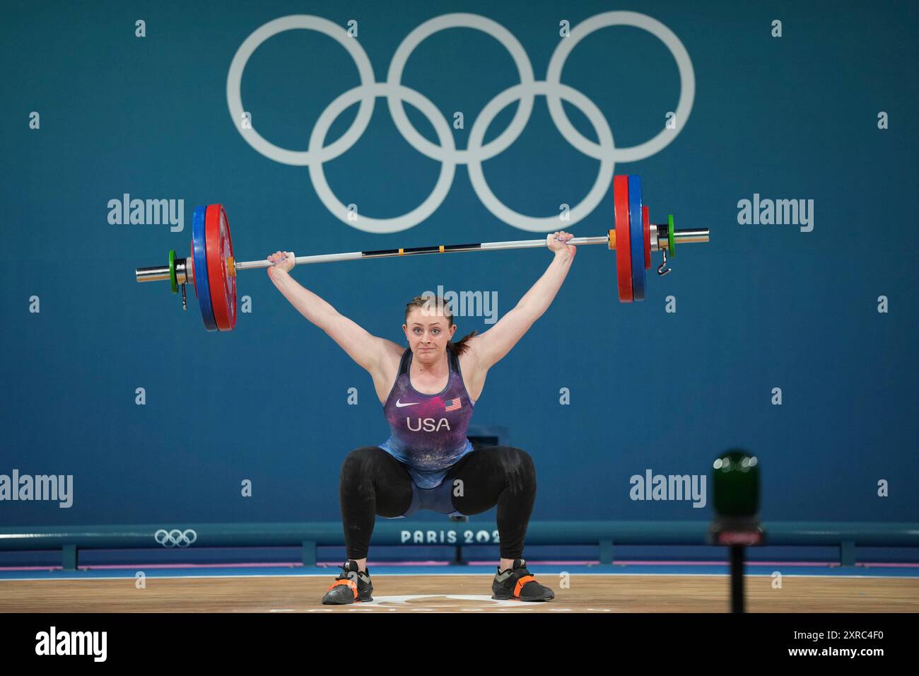 Olivia Reeves of the United States competes during the women's 71kg ...
