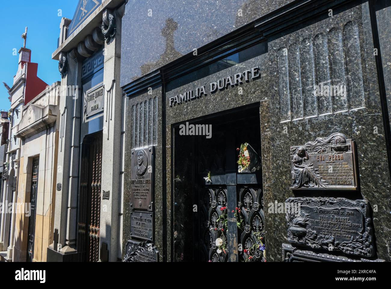 La Recoleta Cemetery, Eva Peron, Duarte family, Recoleta, Buenos Aires ...