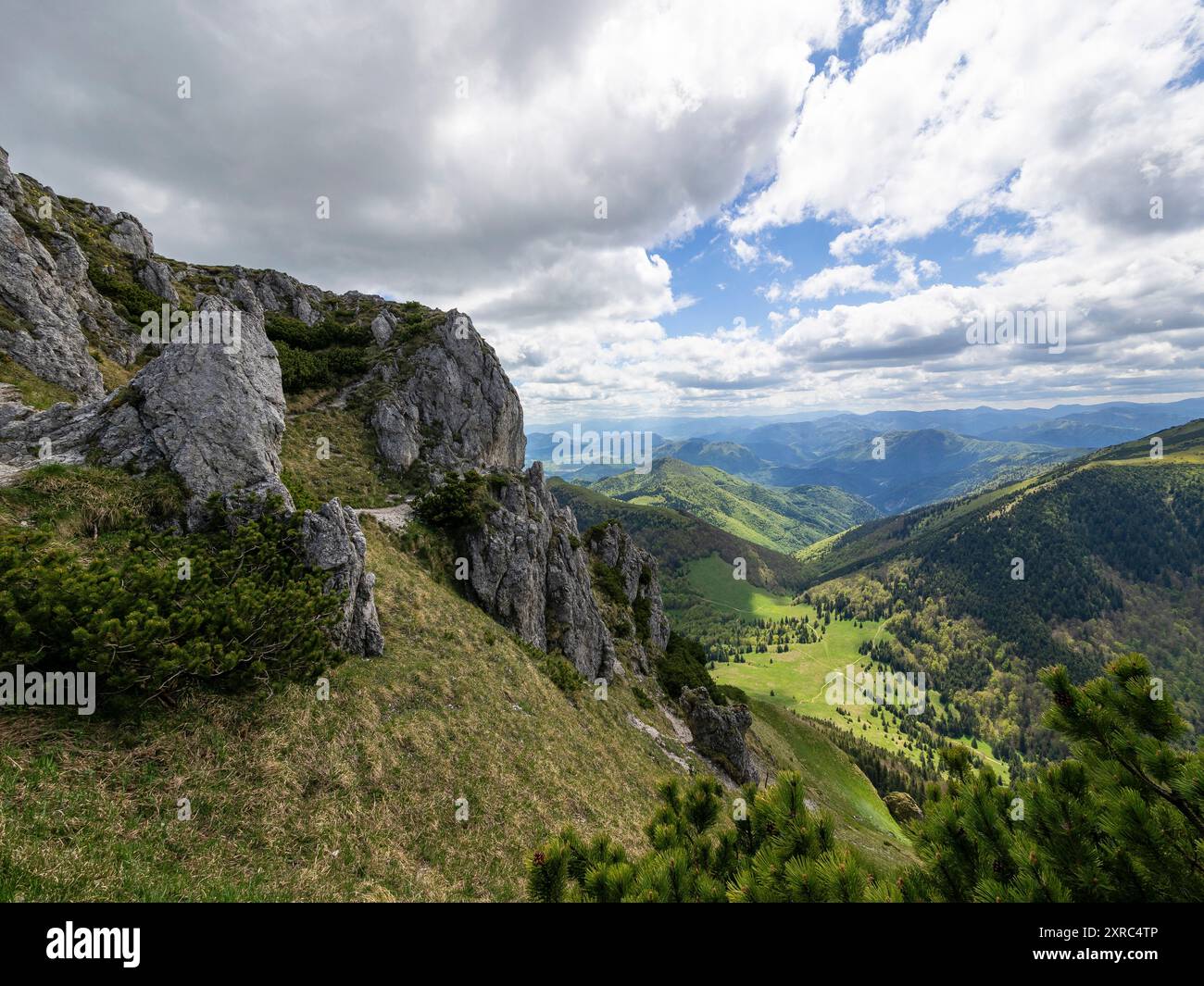 Hike in the Mala Fatra National Park in Slovakia Stock Photo - Alamy