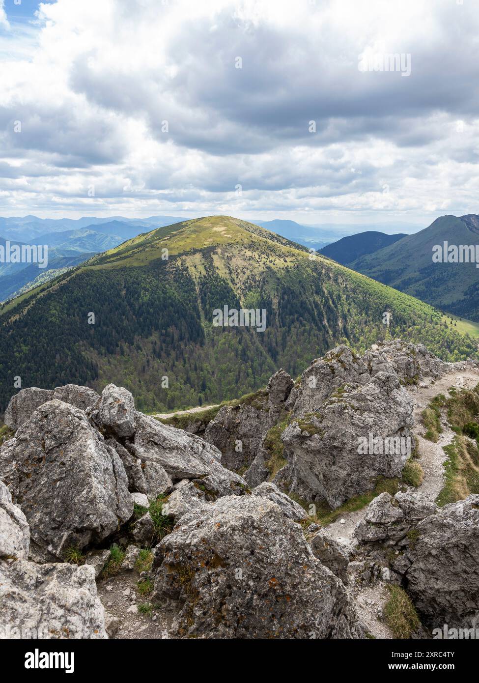 Hike in the Mala Fatra National Park in Slovakia Stock Photo - Alamy