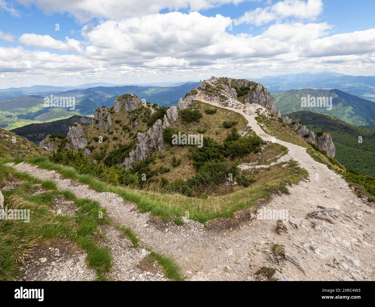 Hike in the Mala Fatra National Park in Slovakia Stock Photo - Alamy