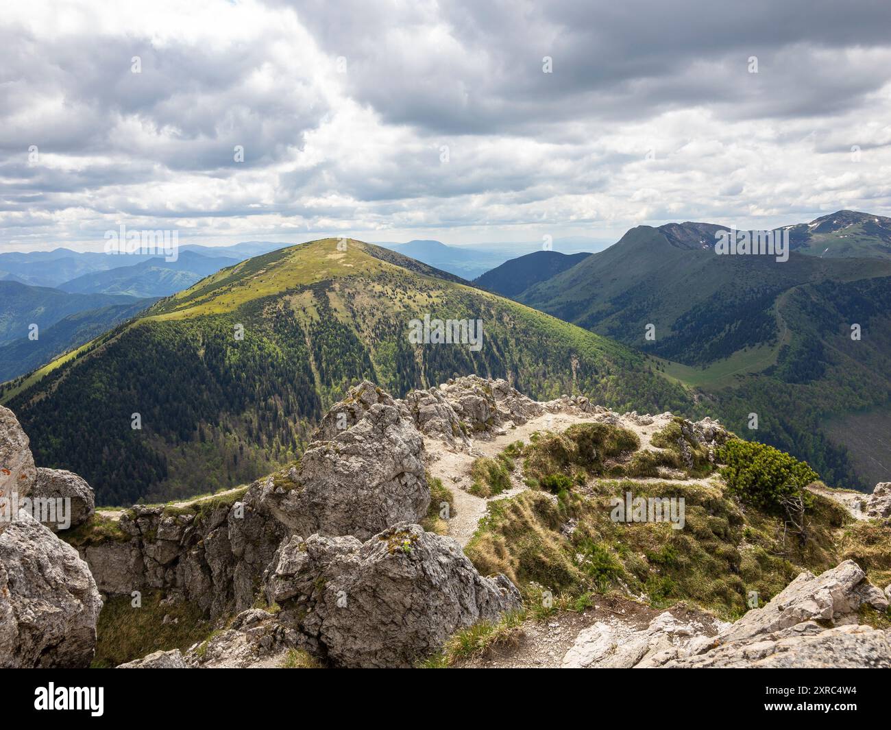 Hike in the Mala Fatra National Park in Slovakia Stock Photo - Alamy