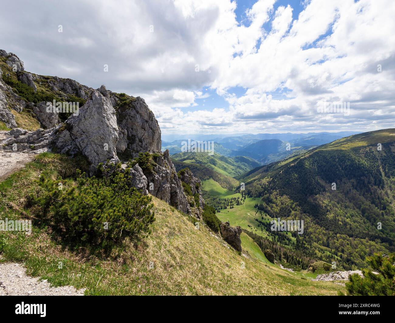 Hike in the Mala Fatra National Park in Slovakia Stock Photo - Alamy