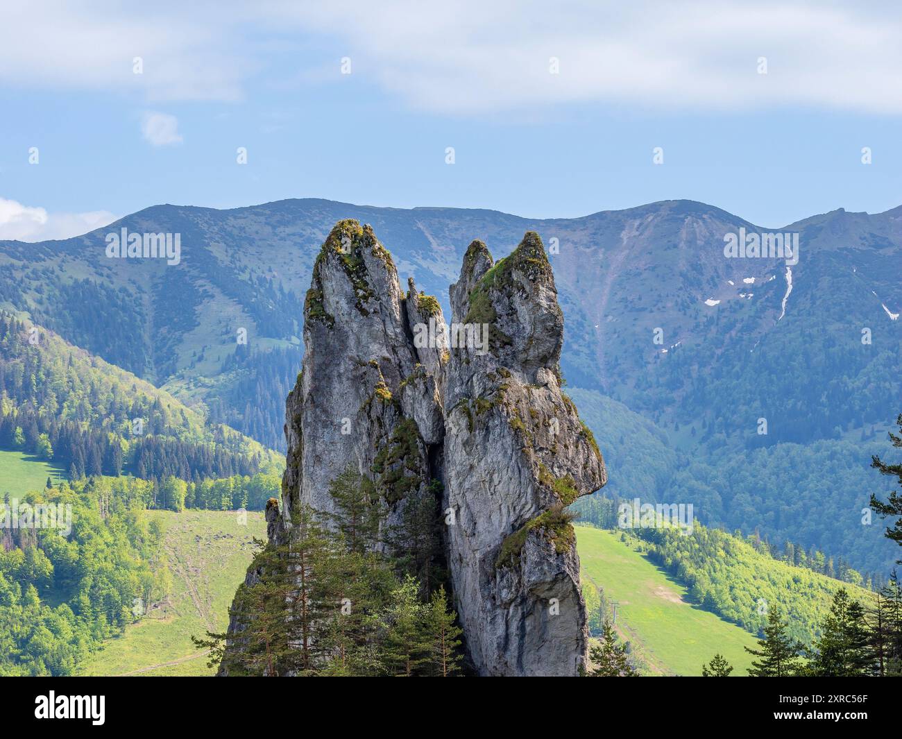 Hike in the Mala Fatra National Park in Slovakia Stock Photo - Alamy