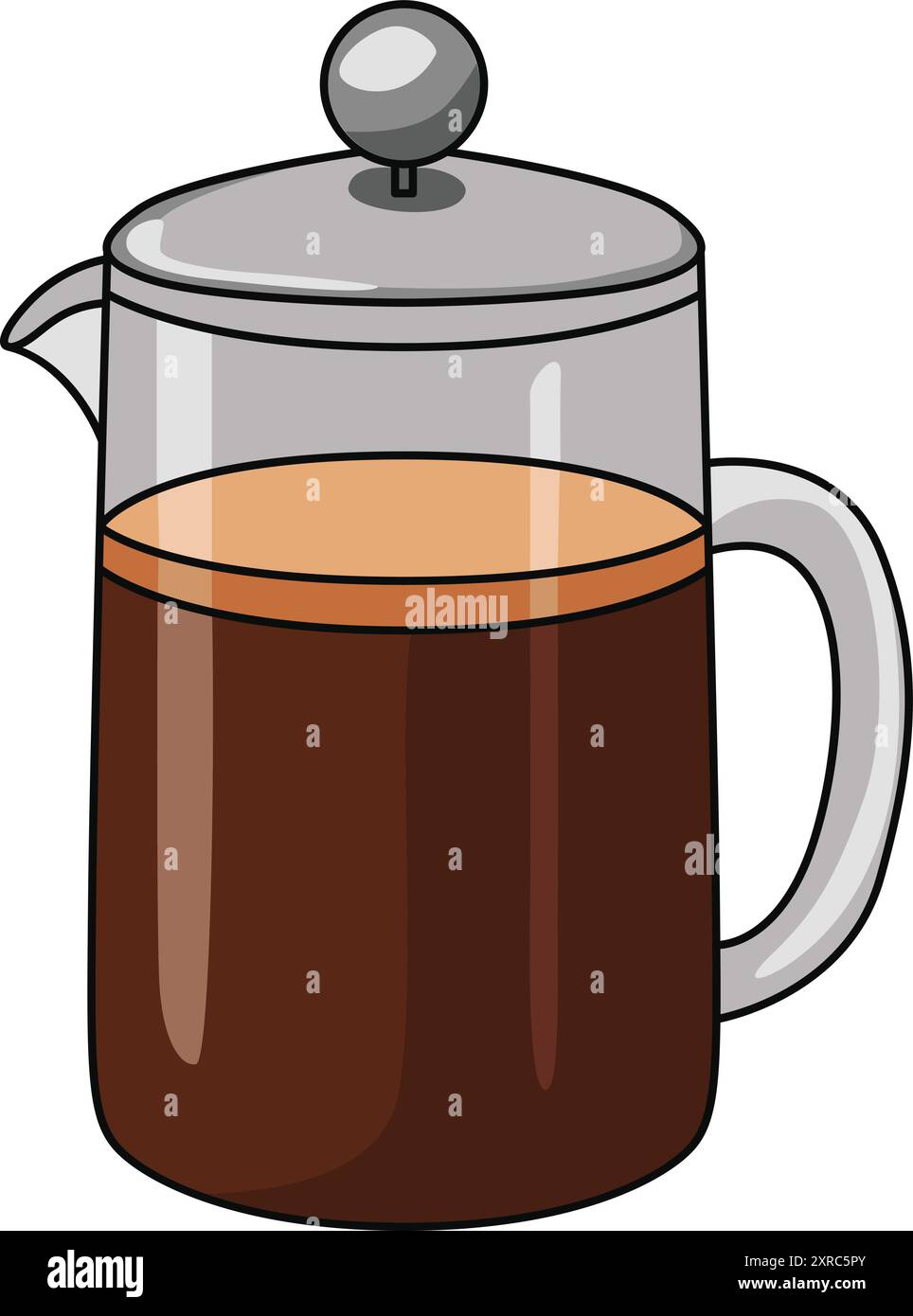 Espresso coffee grounds Stock Vector Images - Alamy