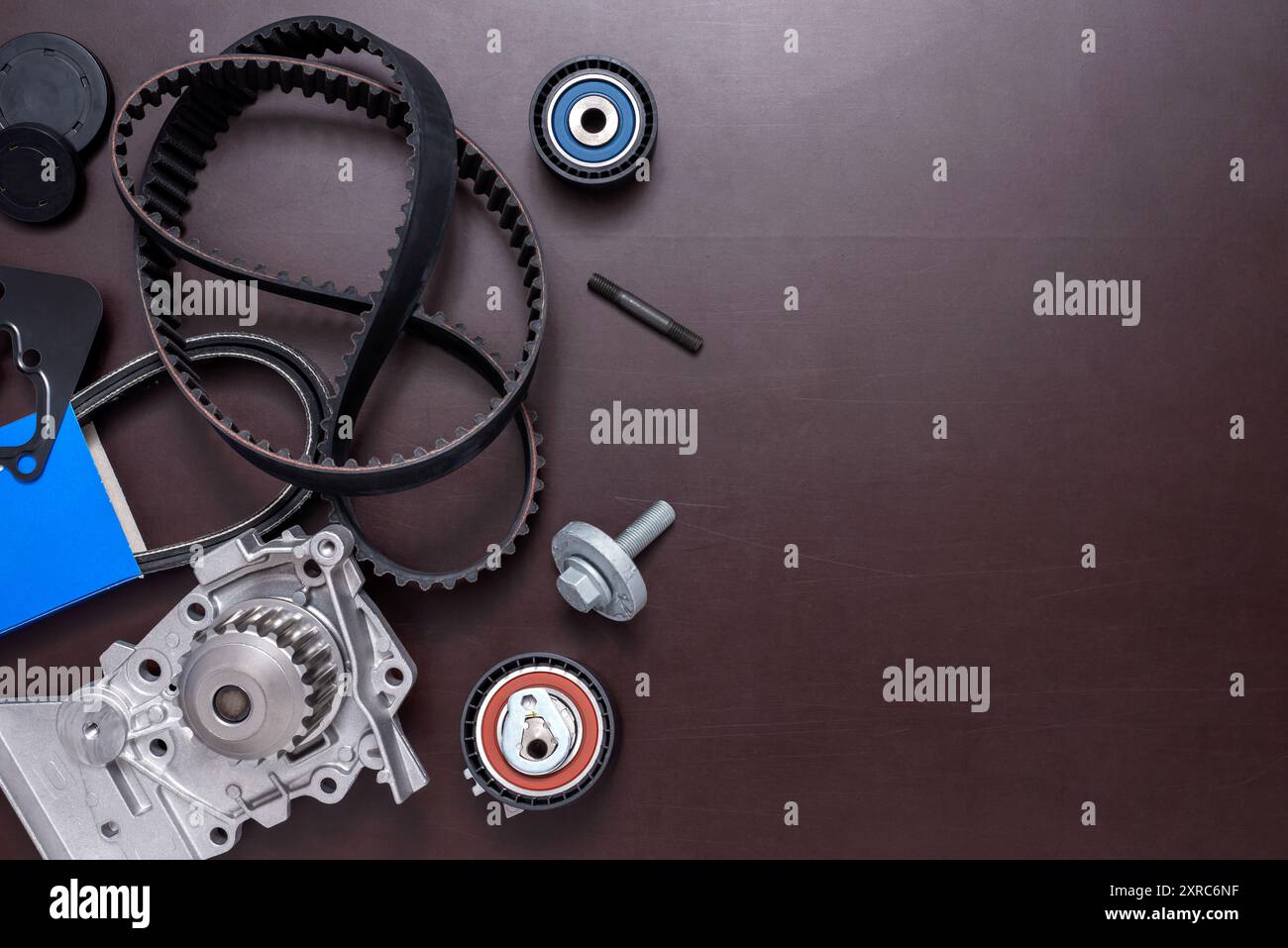 Spare parts for the car. The set of timing belt with rollers and ...