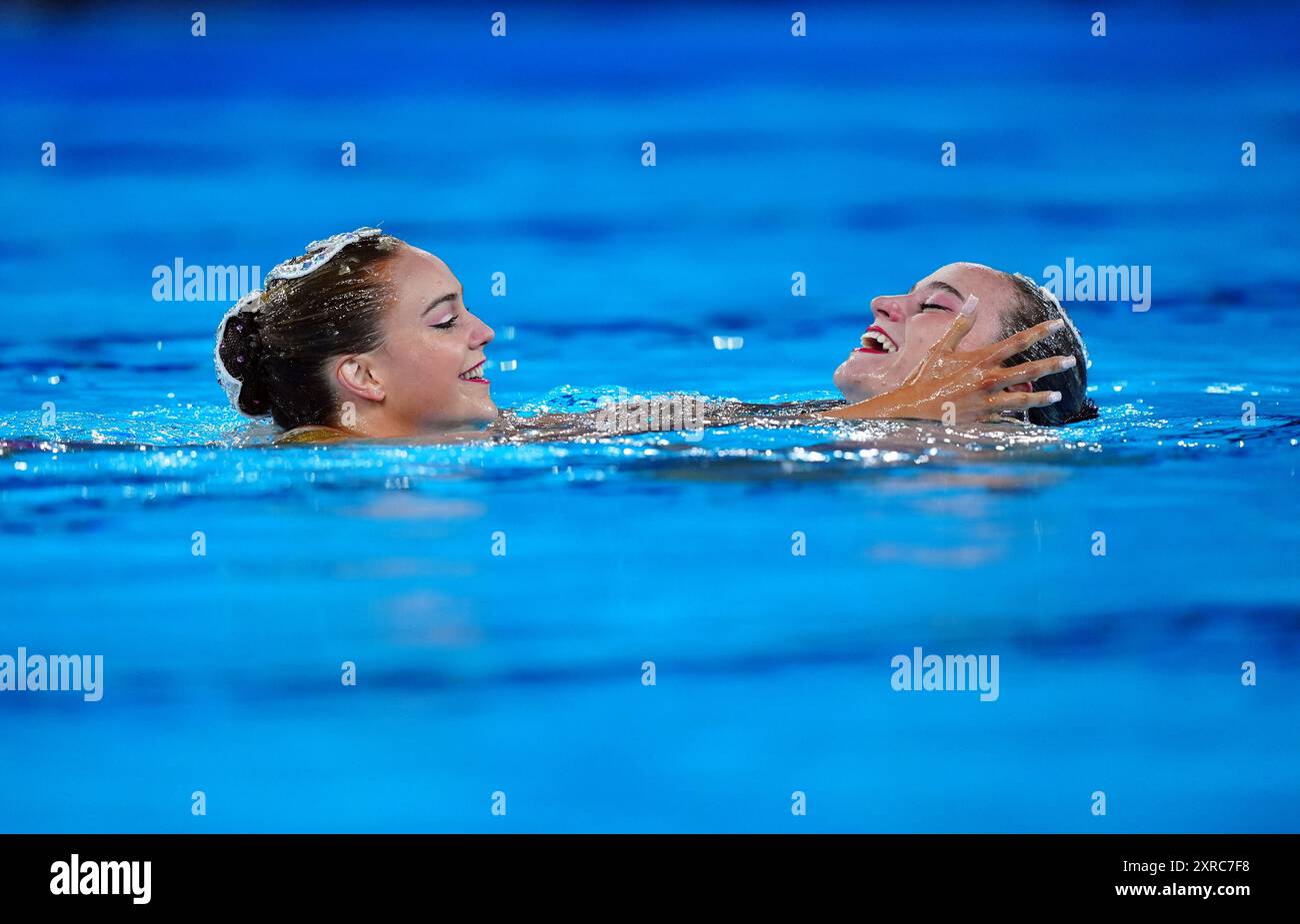 Great Britain's Kate Shortman and Isabelle Thorpe during the Duet ...