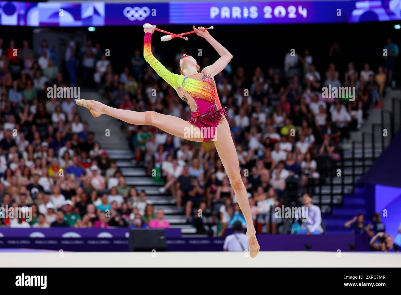 Paris, France. 9th Aug, 2024. Darja Varfolomeev (GER) Rhythmic Gymnastics : Individual All ...