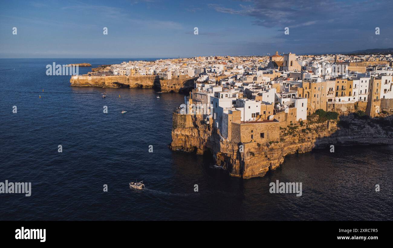 Drone view polignano mare hi-res stock photography and images - Alamy