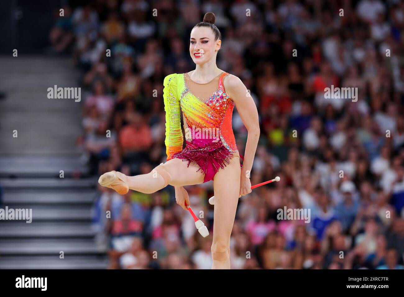 Paris, France. 9th Aug, 2024. Darja Varfolomeev (GER) Rhythmic Gymnastics : Individual All ...