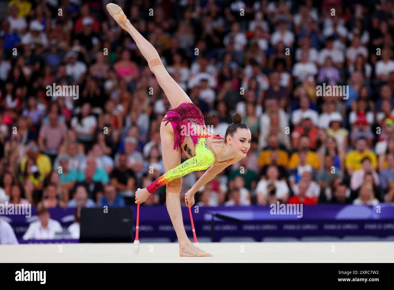 Paris, France. 9th Aug, 2024. Darja Varfolomeev (GER) Rhythmic Gymnastics : Individual All ...