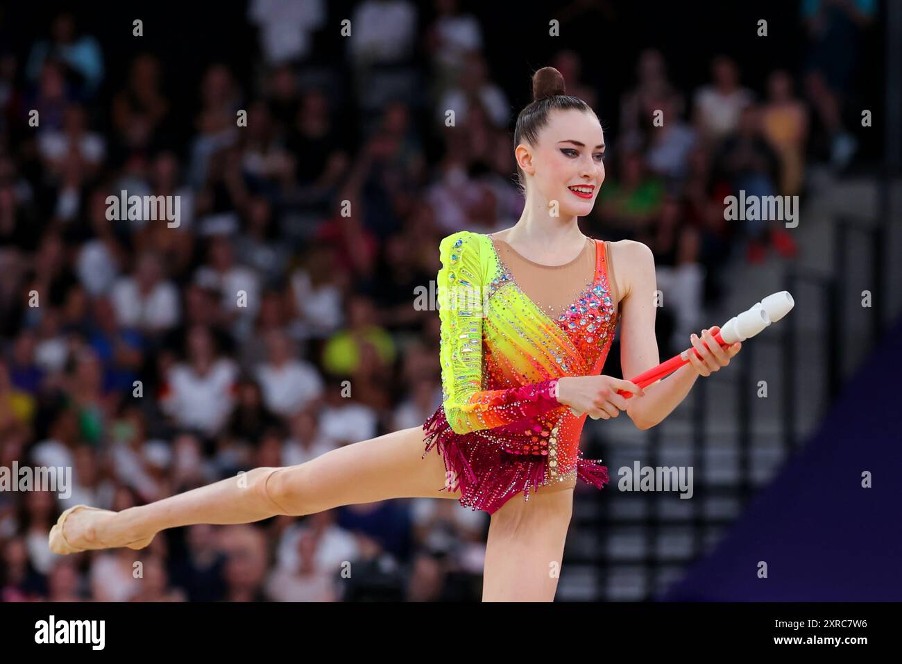 Paris, France. 9th Aug, 2024. Darja Varfolomeev (GER) Rhythmic Gymnastics : Individual All ...