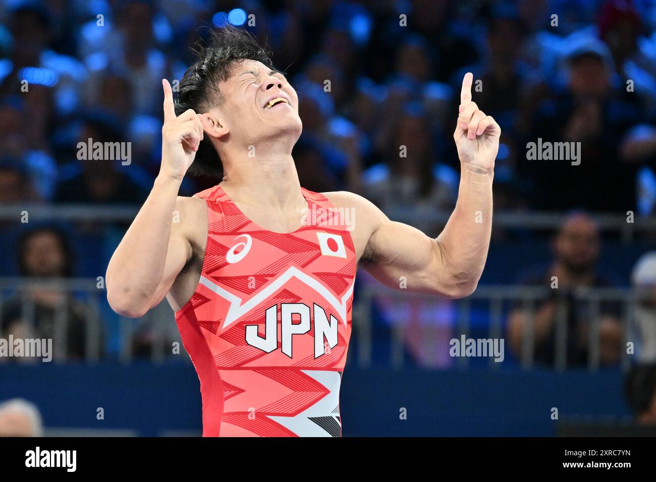 HIGUCHI Rei, Japan (JPN) vs LEE Spencer Richard (USA), Wrestling Freestyle Men's 57 kg Final at ...