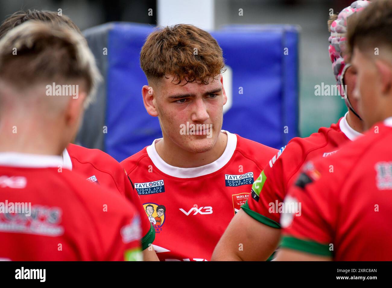 Neath, Wales. 3 August 2024. Evan Williams of Wales during the Under 16 ...