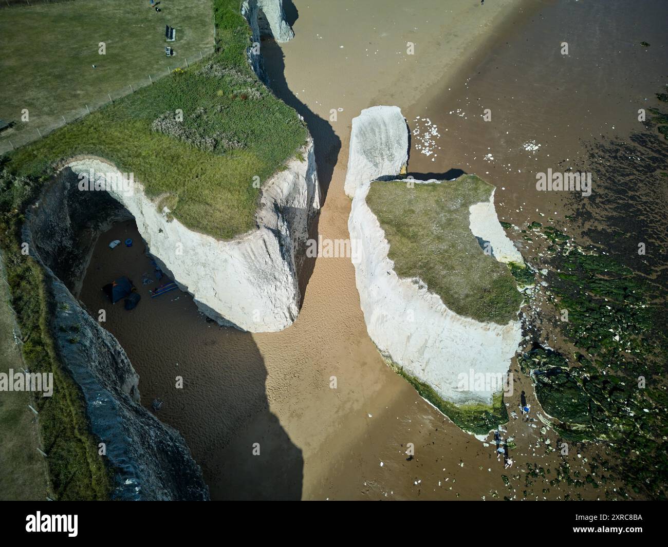 Botany Bay is a bay in Broadstairs facing the north sea, Kent, England ...