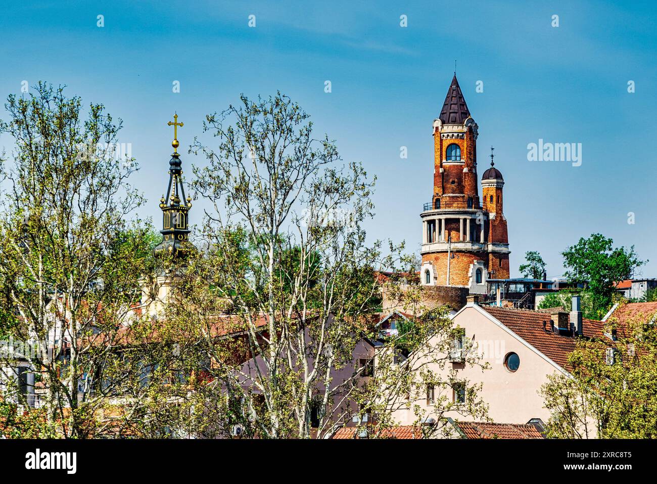 Serbia, Belgrade, Zemun, Gardos Tower Stock Photo - Alamy