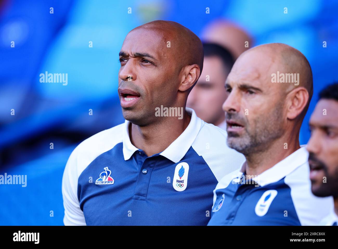 Paris, France, 9 August, 2024. France Manager Thierry Henry during the ...