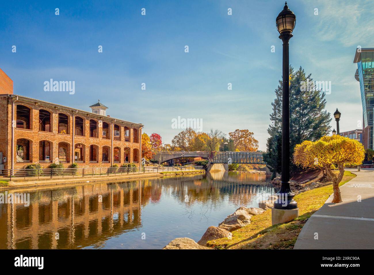Greenville, SC, US-November 11, 2016: View of the historic Wyche ...