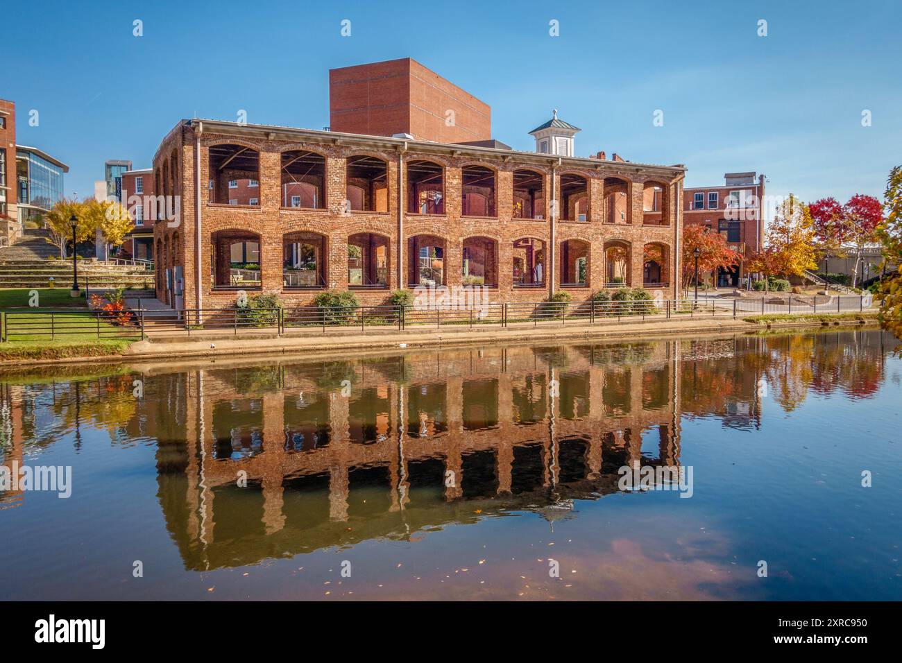 Greenville, SC, US-November 11, 2016: View of the historic Wyche ...