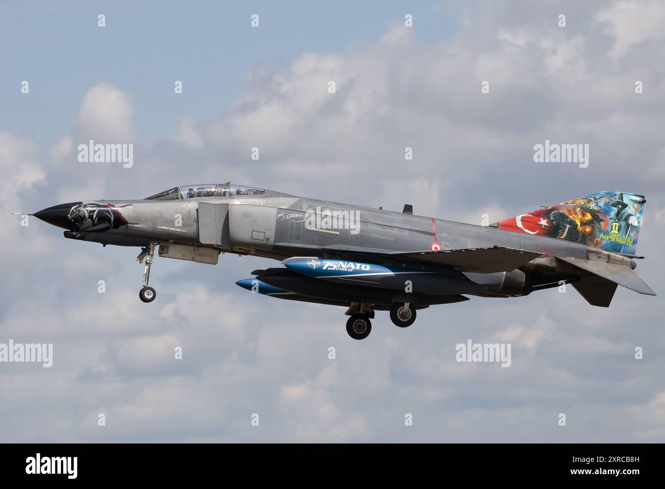 Turkish Airforce Phantom coming into land at the 2024 Royal ...