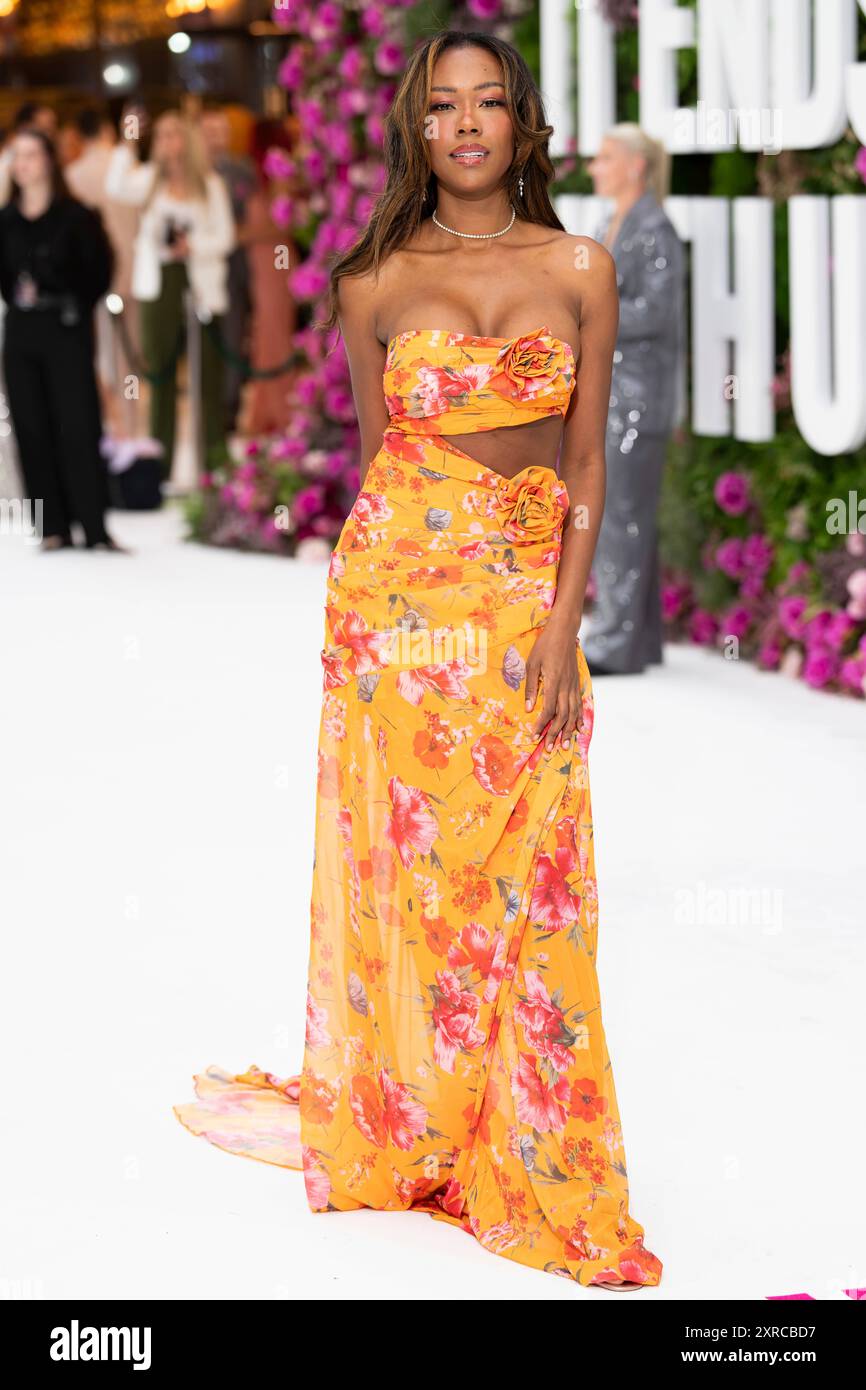 Whitney Hughes poses for photographers upon arrival at the UK Gala ...