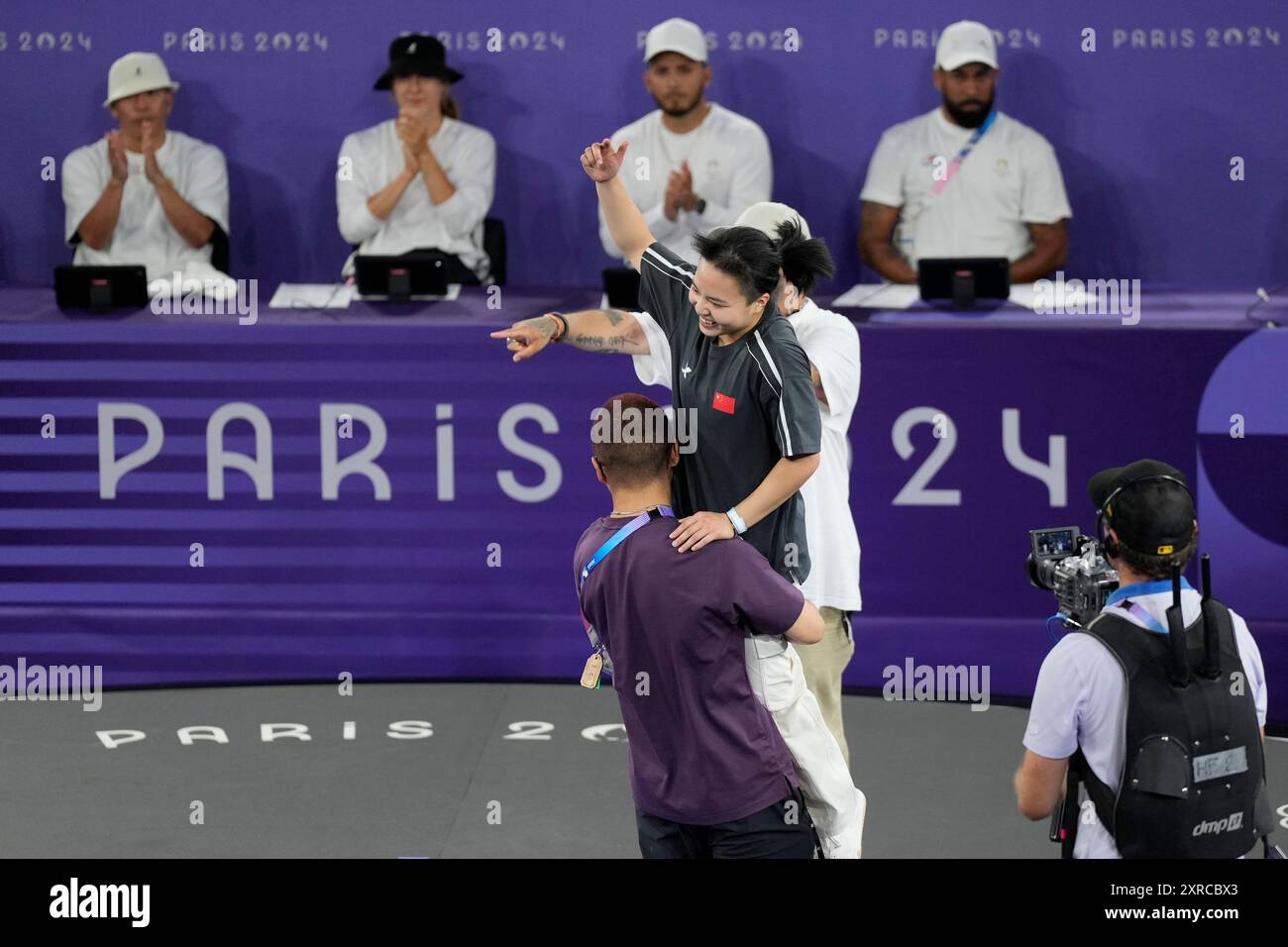 China's Qingyi Liu, known as B-Girl 671, after competing during the B ...