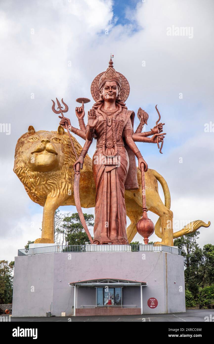 Statue of the Hindu faith at Lake Grand Bassin, Lord Shiva, Grand ...