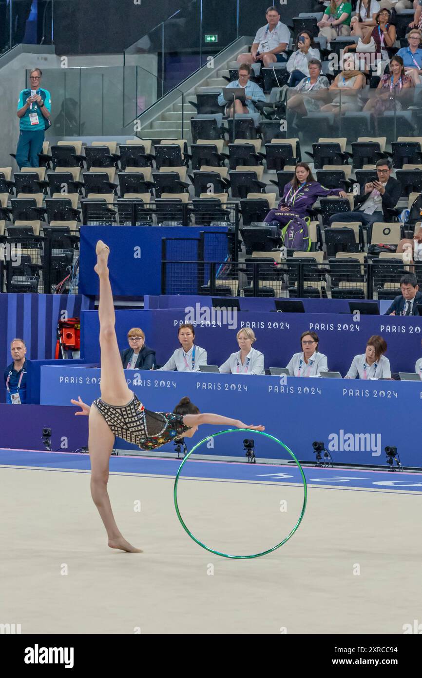 Paris, France - 08 08 2024: Olympic Games Paris 2024. View of wommen's ...