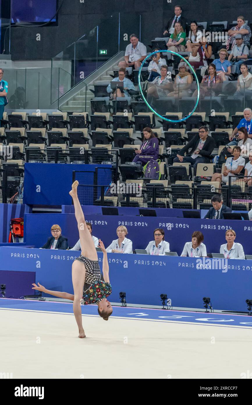 Paris, France - 08 08 2024: Olympic Games Paris 2024. View of wommen's ...