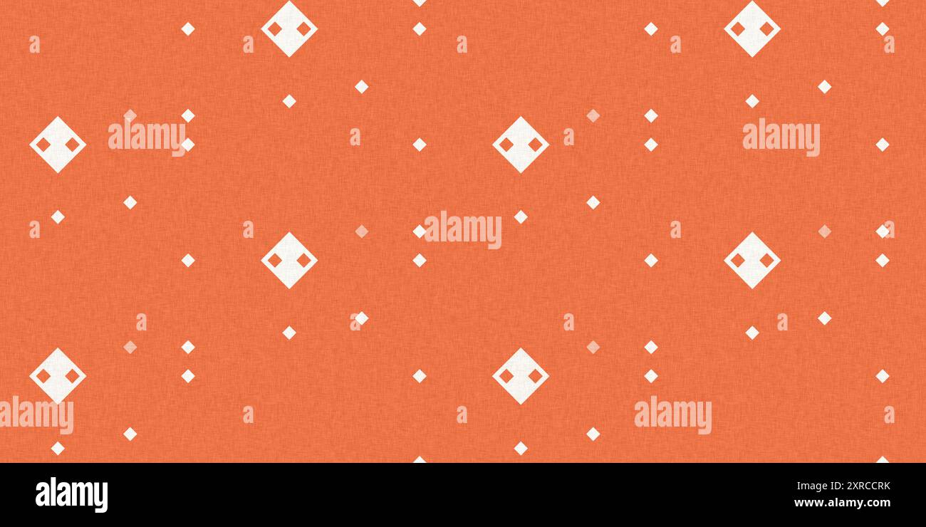 Simple glitch geometric seamless abstract border with playful woven ...