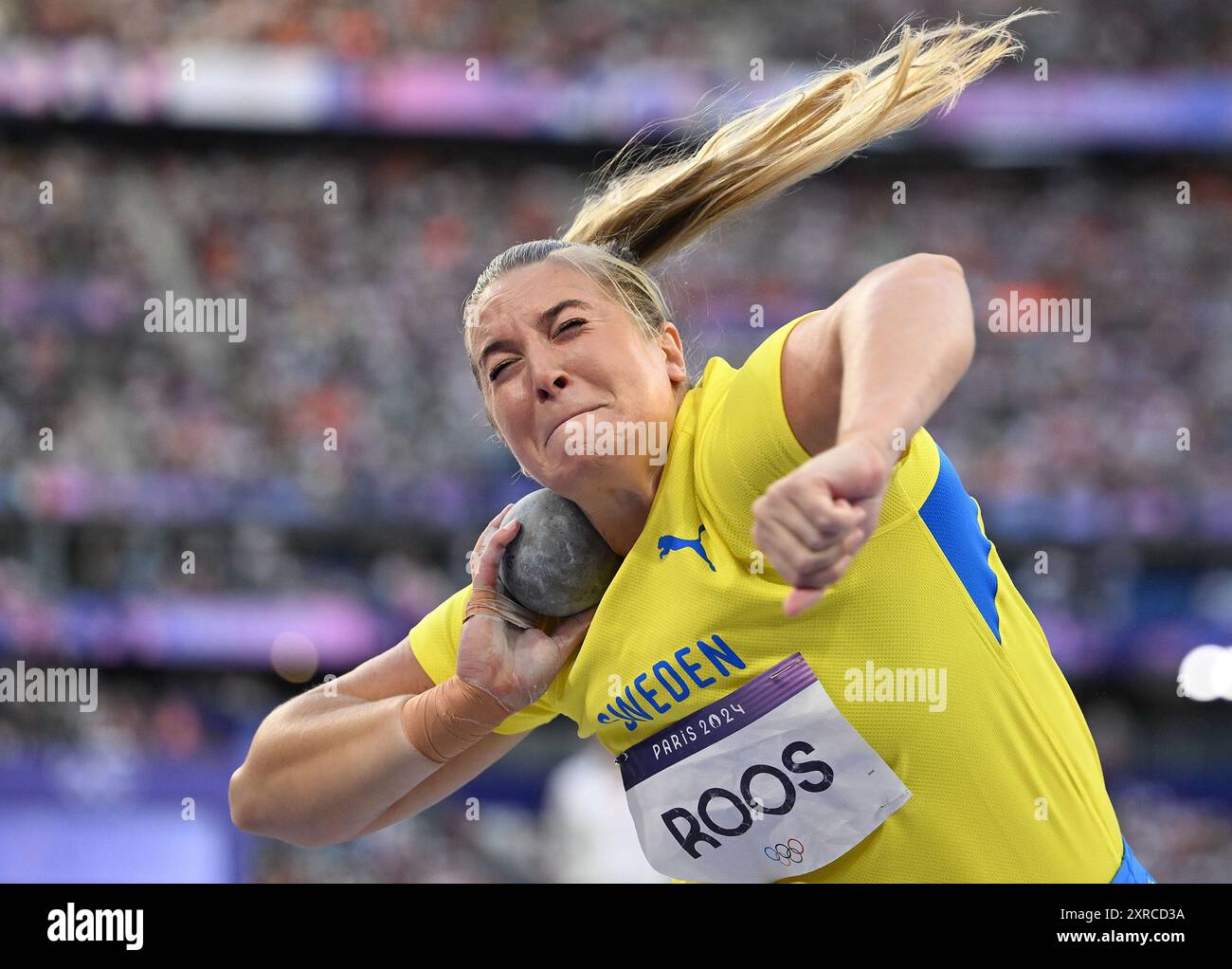 Paris, France. 9th Aug, 2024. Fanny Roos of Sweden competes during the ...