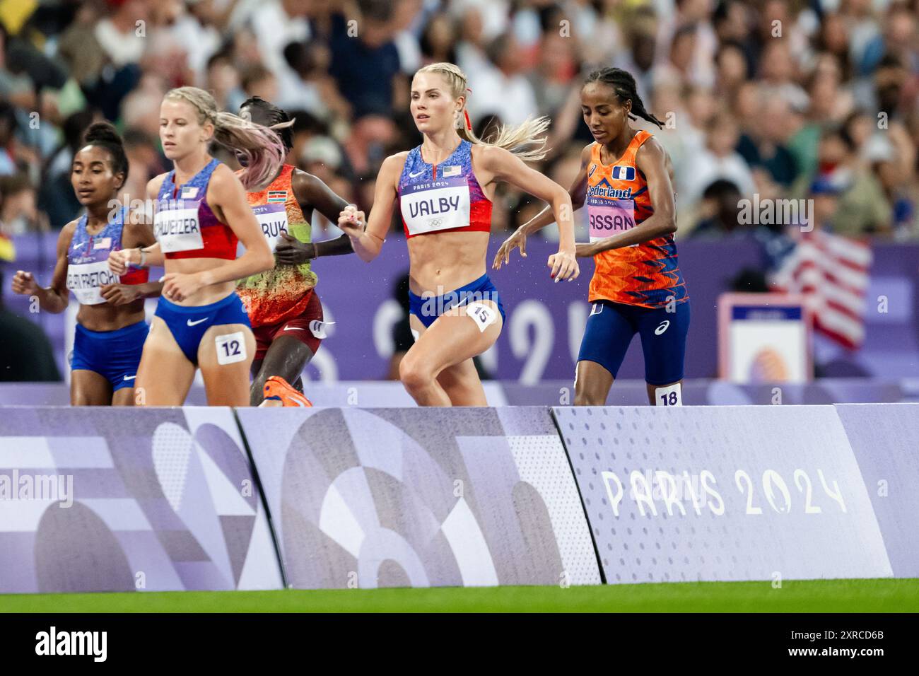 Sifan Hassan of, Netherlands. , . competes in women's athletics 5000 ...