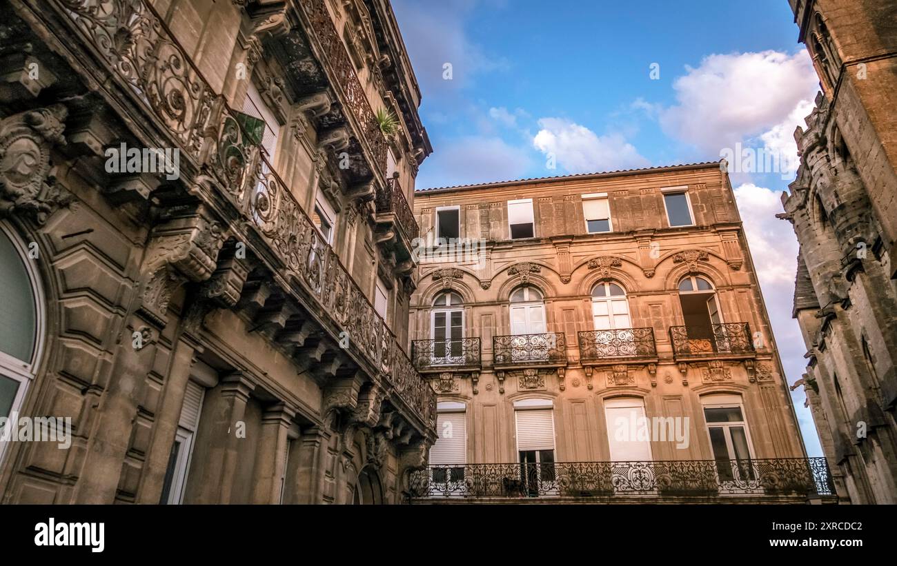 Place Roger Salengro in Narbonne. Cathedral of Saint Just and Saint ...