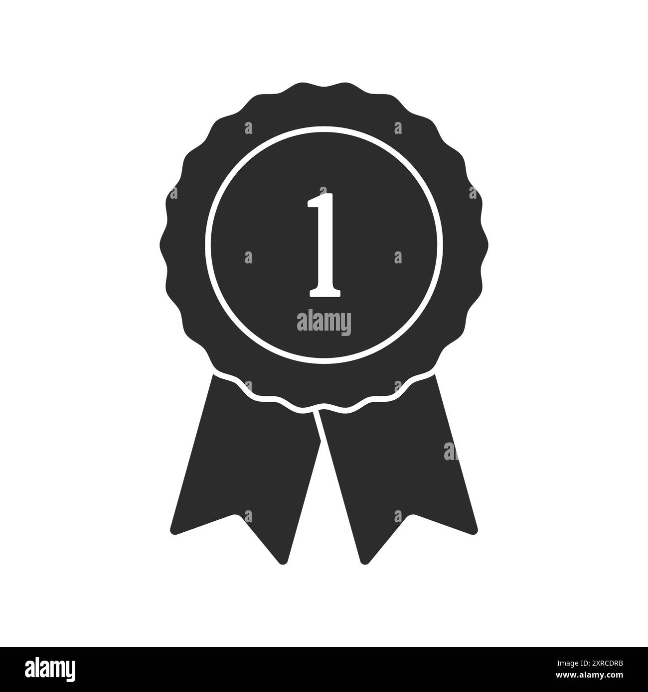 Certificate badge award 1st icon. Premium quality. Seal stamp. Achievement badge. Profile ...