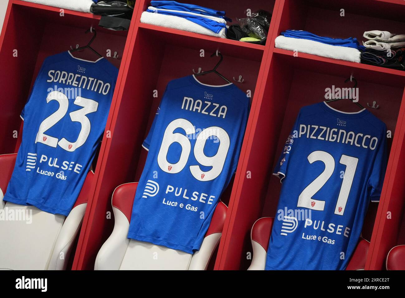 Monza, Italia. 09th Aug, 2024. Monza's Locker Room before the Coppa ...