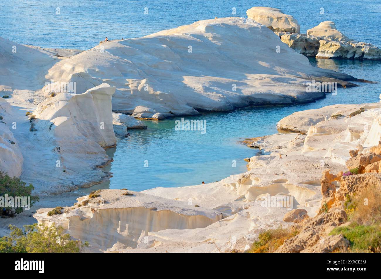 Sarakiniko beach, Sarakiniko, Milos Island, Greece Stock Photo - Alamy