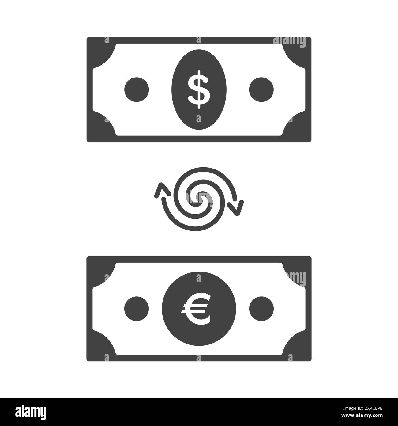 Dollar rate increase sign, Money payout investment icon, Dollar growth ...