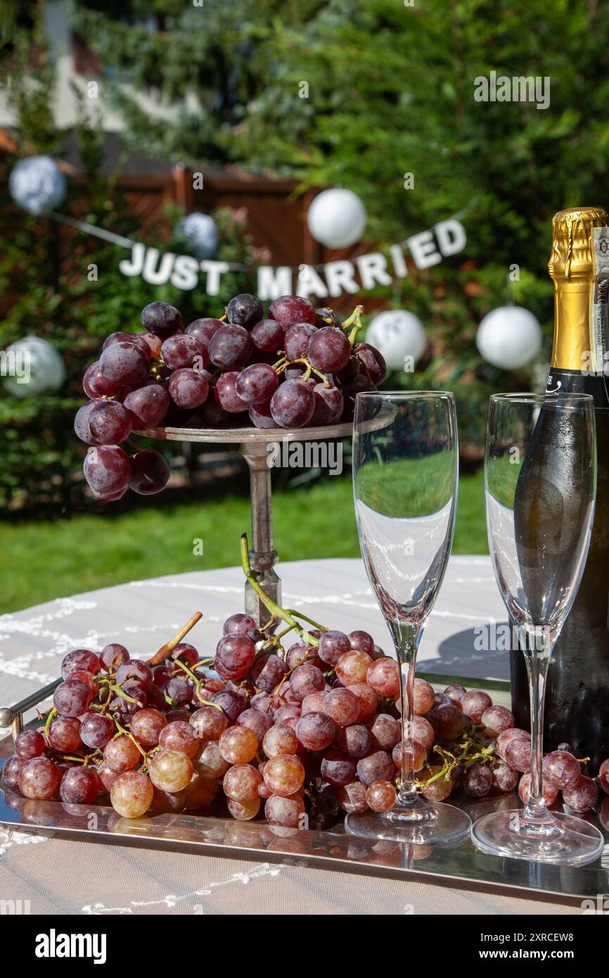 Champagne tray 2 hi-res stock photography and images - Alamy