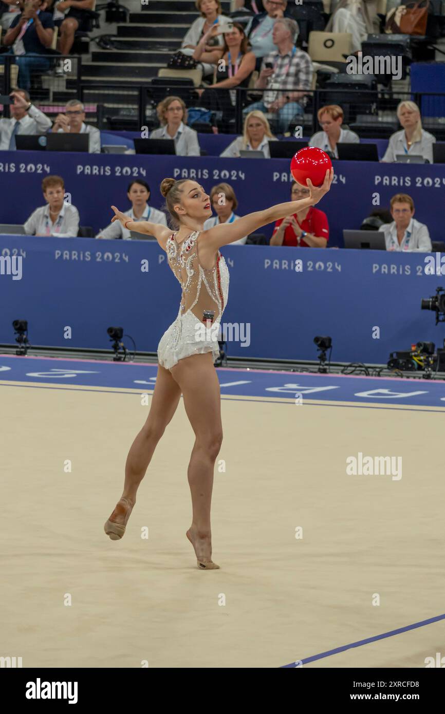 Paris, France - 08 08 2024: Olympic Games Paris 2024. View of wommen's ...