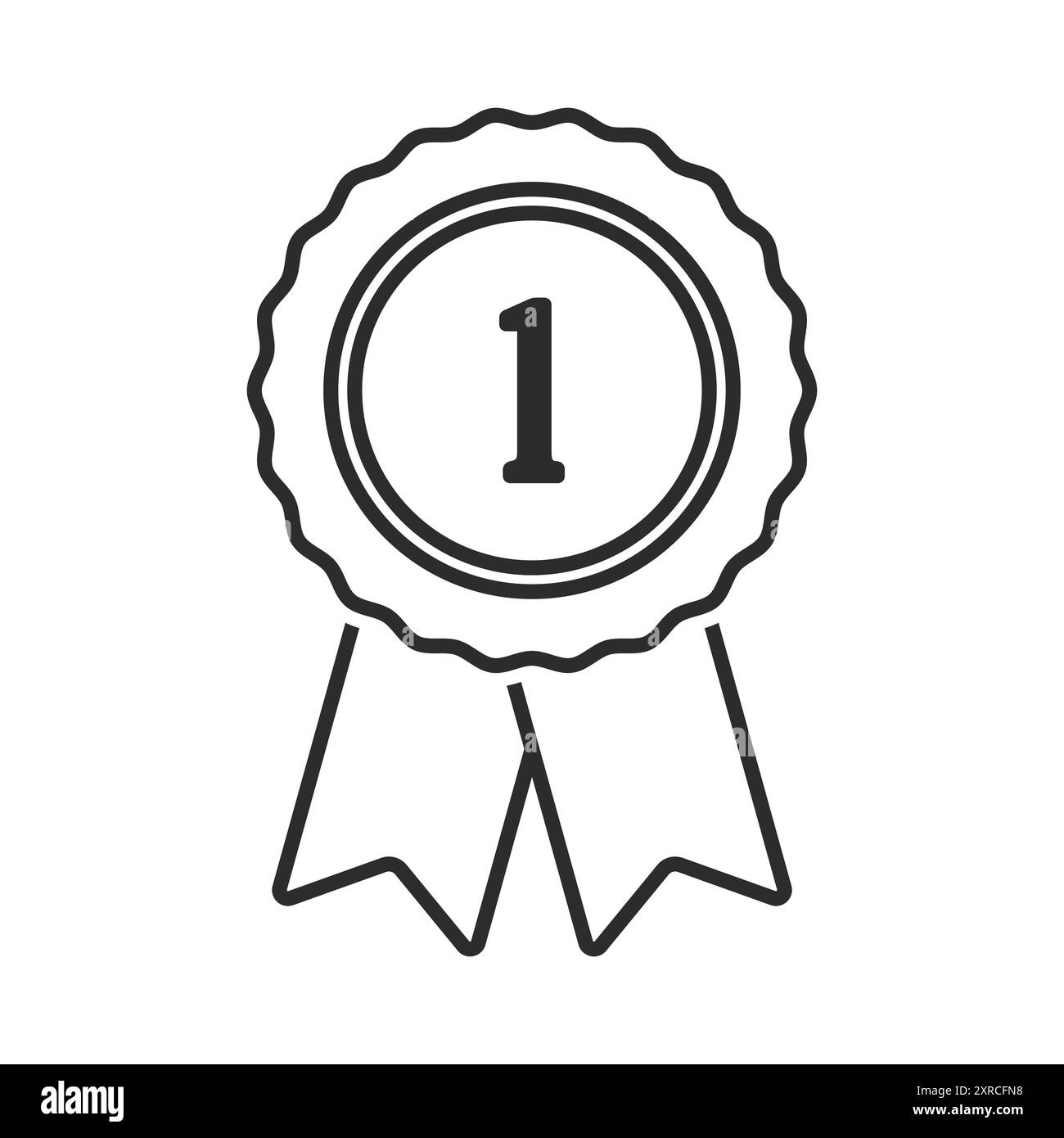 Certificate badge award 1st icon. Premium quality. Seal stamp ...