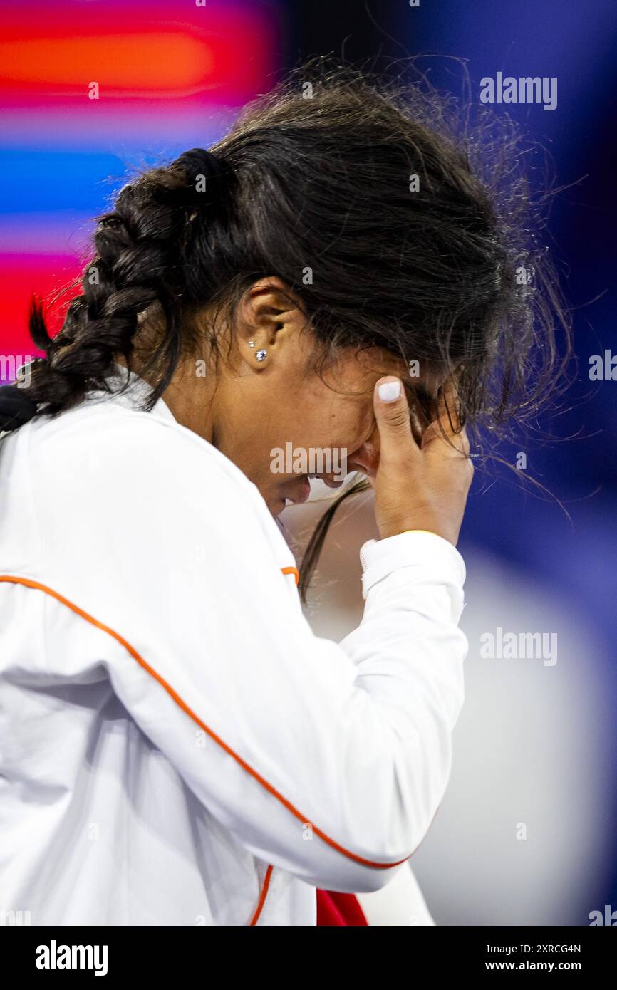 PARIS - India Sardjoe misses out on a medal during the final breaking ...