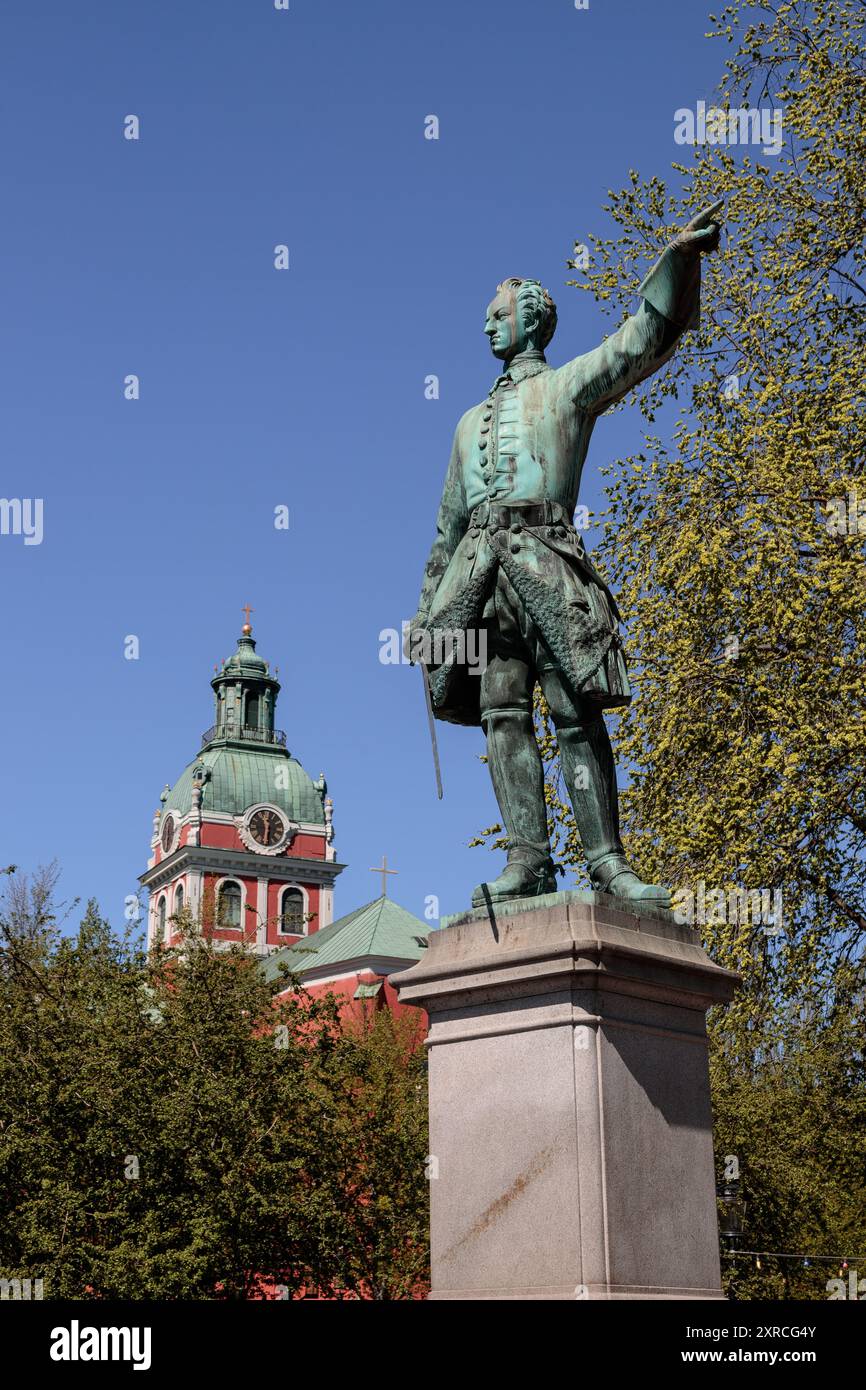 Statue of Karl XII in Stockholm, Sweden Stock Photo - Alamy
