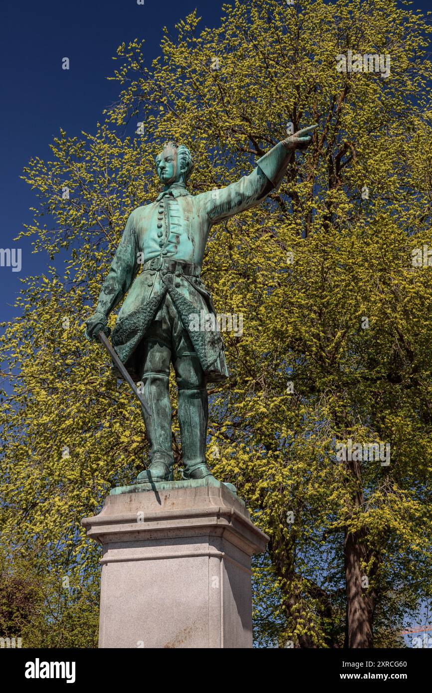 Statue of Karl XII in Stockholm, Sweden Stock Photo - Alamy