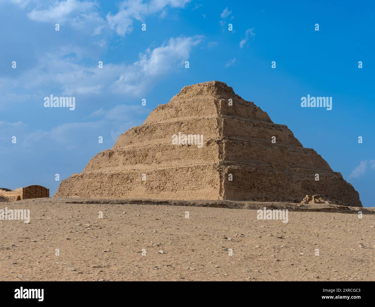 Step Pyramid of Pharaoh Josher at Saqqara in Egypt Stock Photo - Alamy