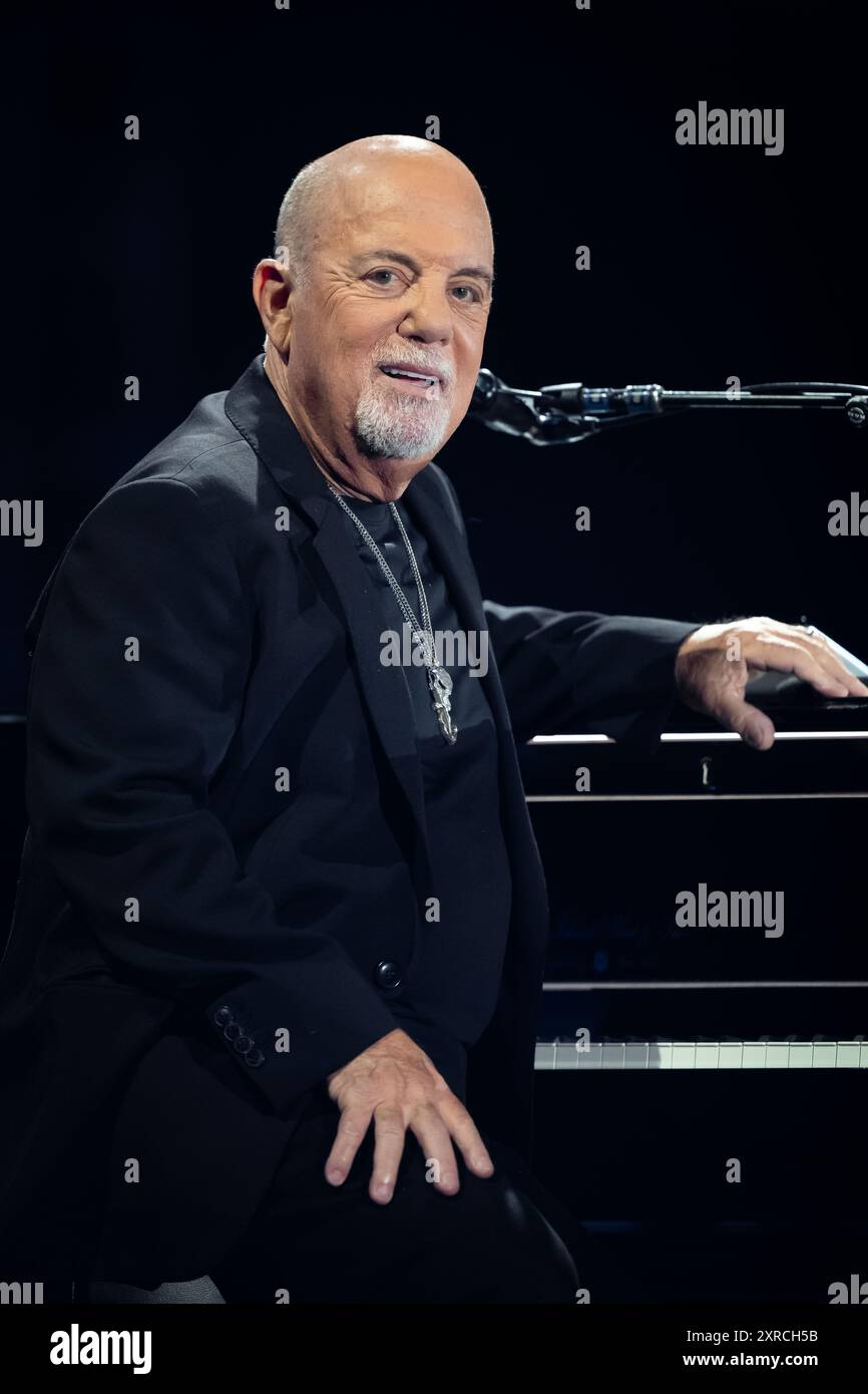 EDITORIAL USE ONLY Billy Joel performs at the Principality Stadium in ...