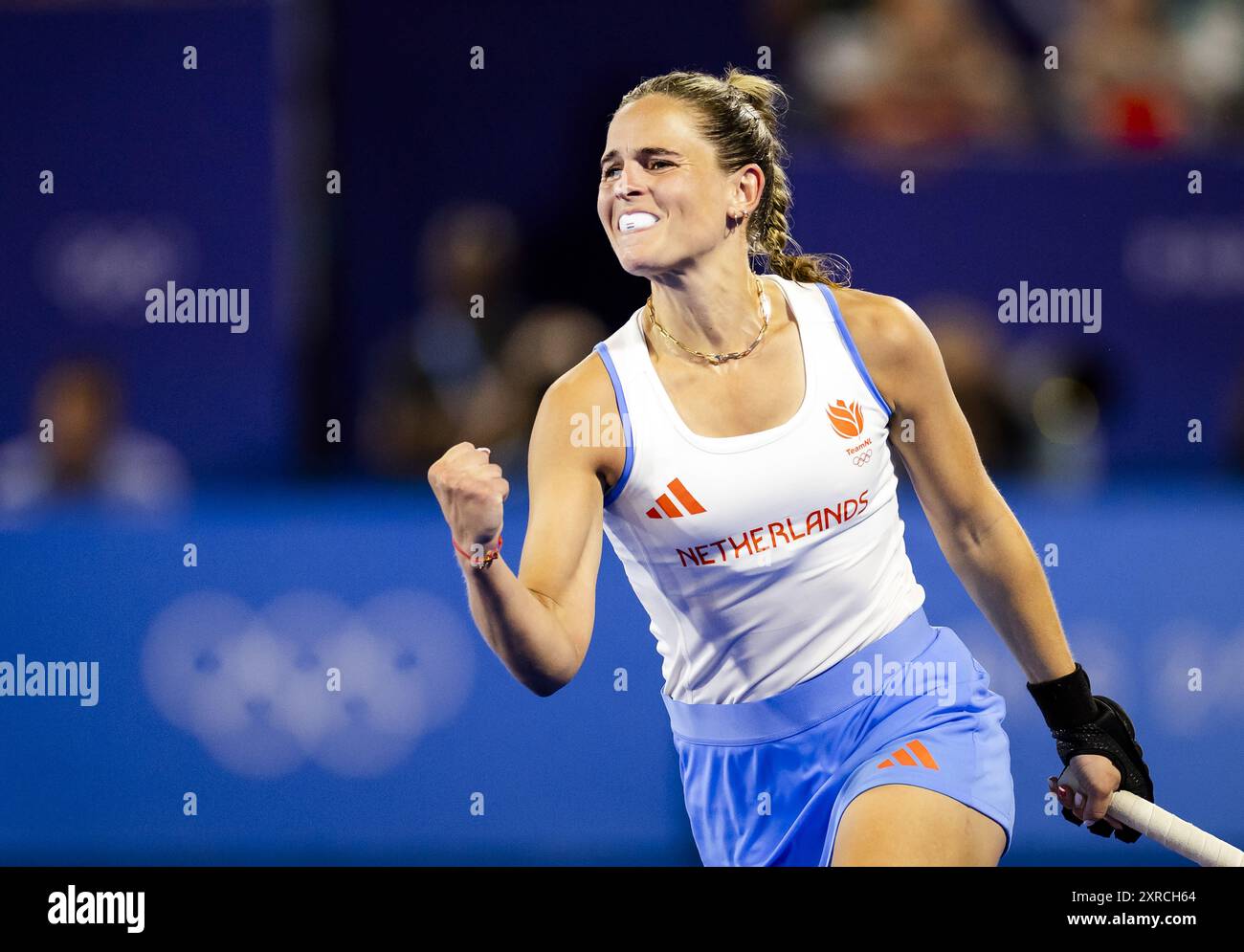 Paris, France. August 9, 2024. Pien Sanders during the shootouts during ...