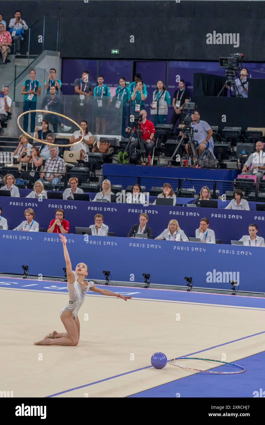 Paris, France - 08 08 2024: Olympic Games Paris 2024. View of wommen's ...