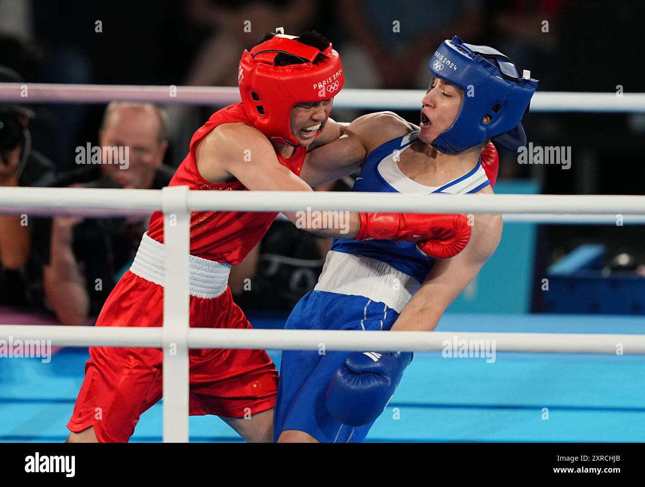 August 06 2024: Yu Wu (People's Republic of China) competes against ...