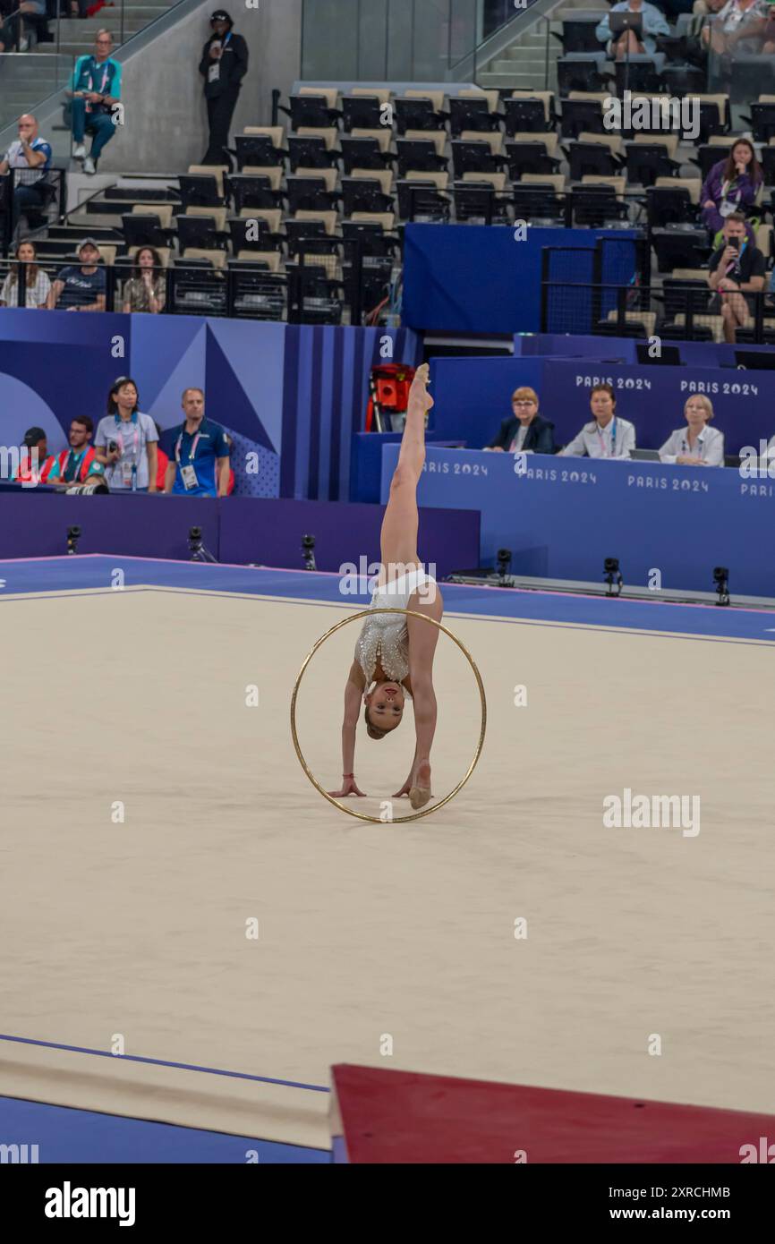 Paris, France - 08 08 2024: Olympic Games Paris 2024. View of wommen's ...